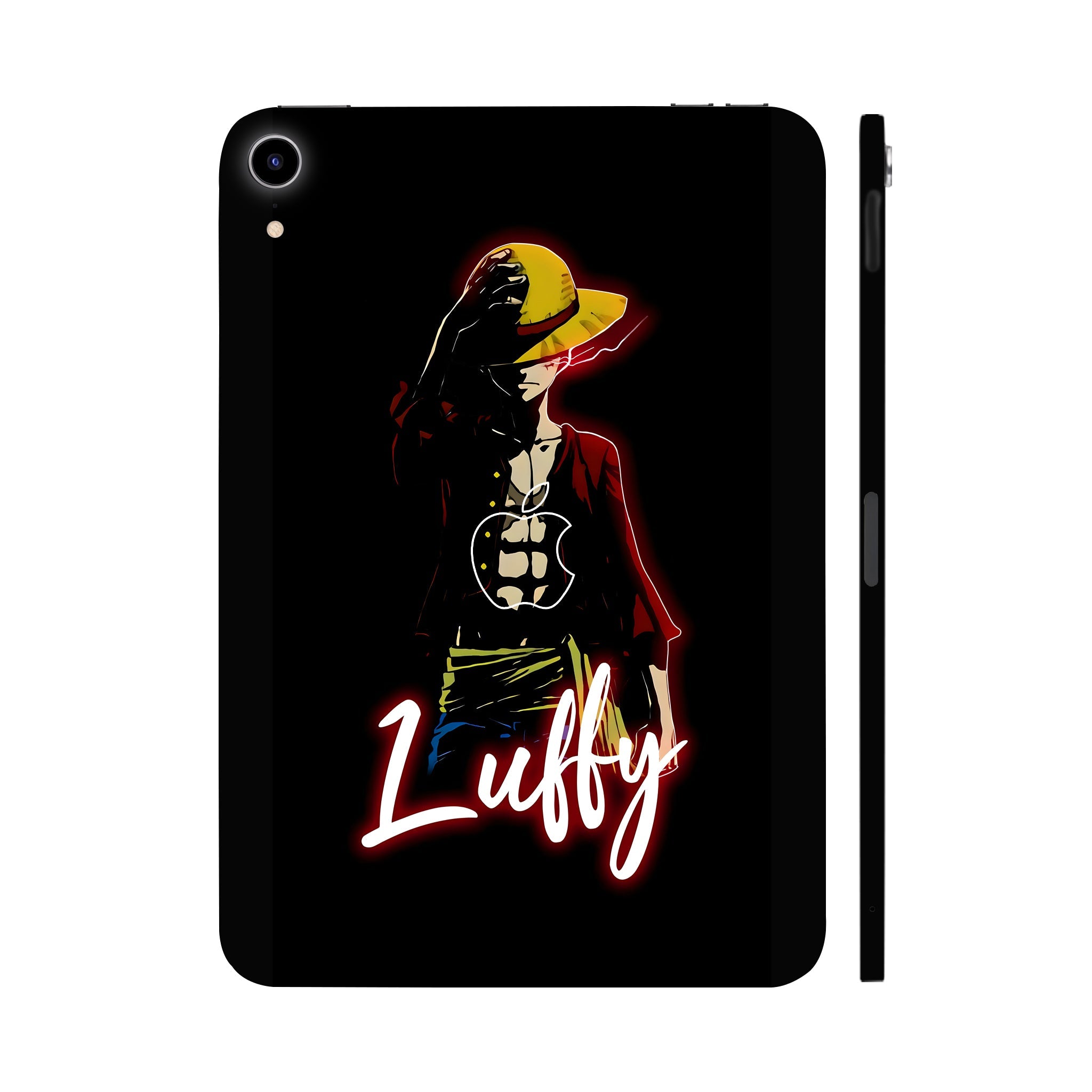 Apple Ipad Air 11 M3 2025 Luffy in Black Background Anime Tablet Skins