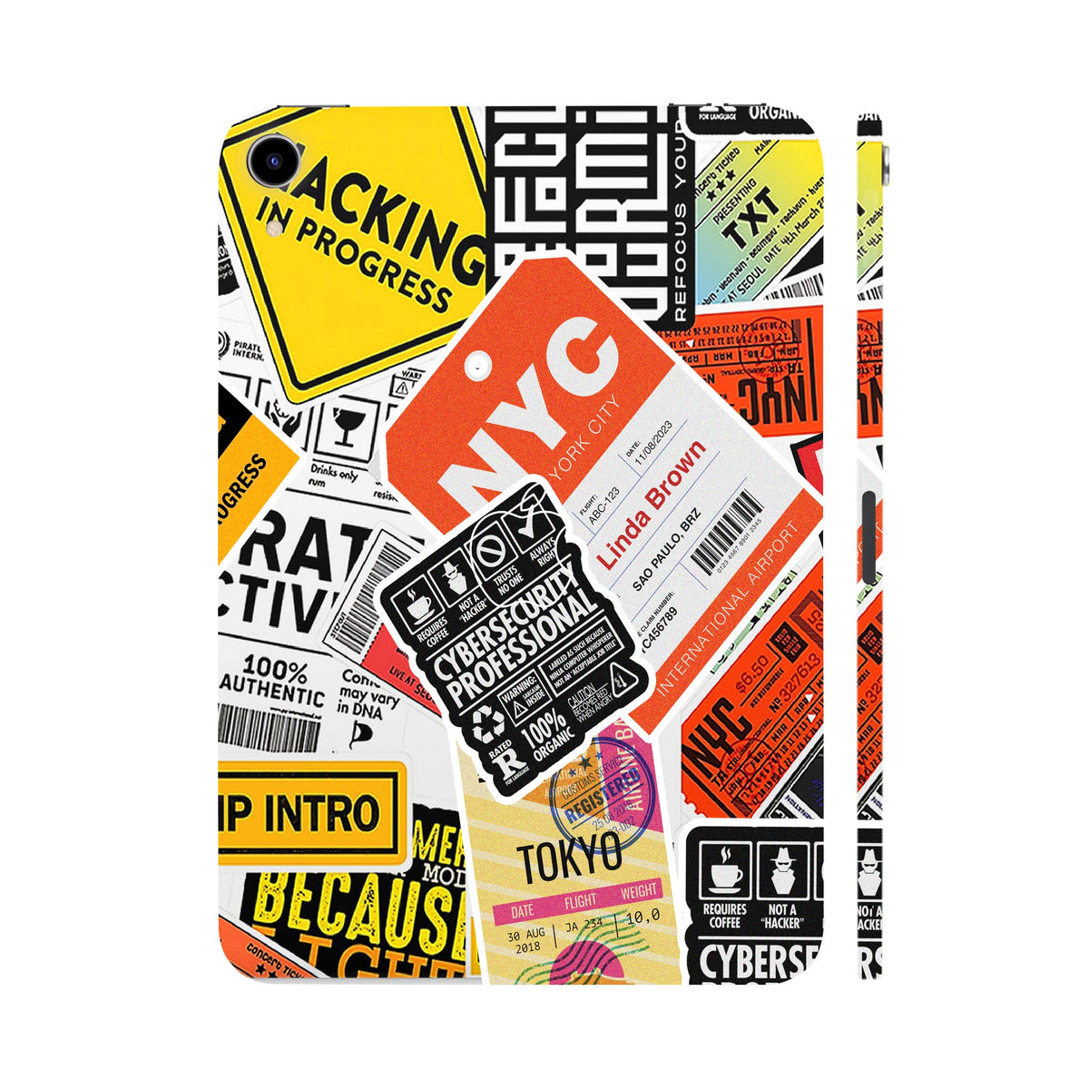 Apple Ipad Air 11 M3 2025 Tech Aesthetic Sticker Collage Tablet Skins