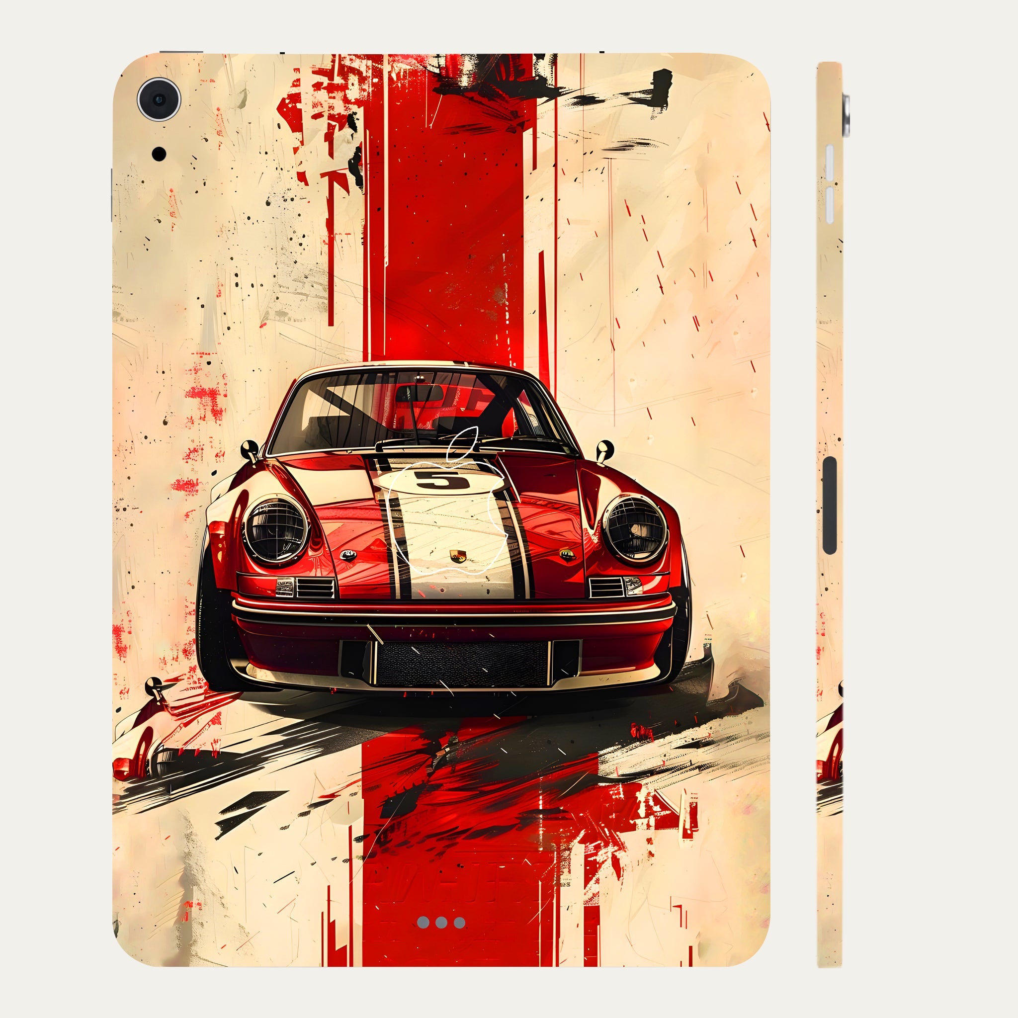 Apple iPad Air 4th Gen 2020 Classic Red Porsche Cars & Bikes Tablet Sk