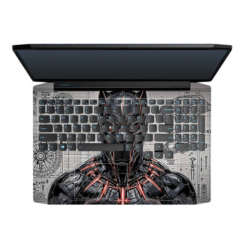 Black Panther Vibranium Tech Lenovo IdeaPad Gaming 3 15ARH05 and 15IMH