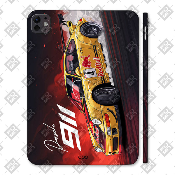 Apple iPad Pro 11 M5 2025 Porsche 911 Red Bull Classic Racer Tablet Sk