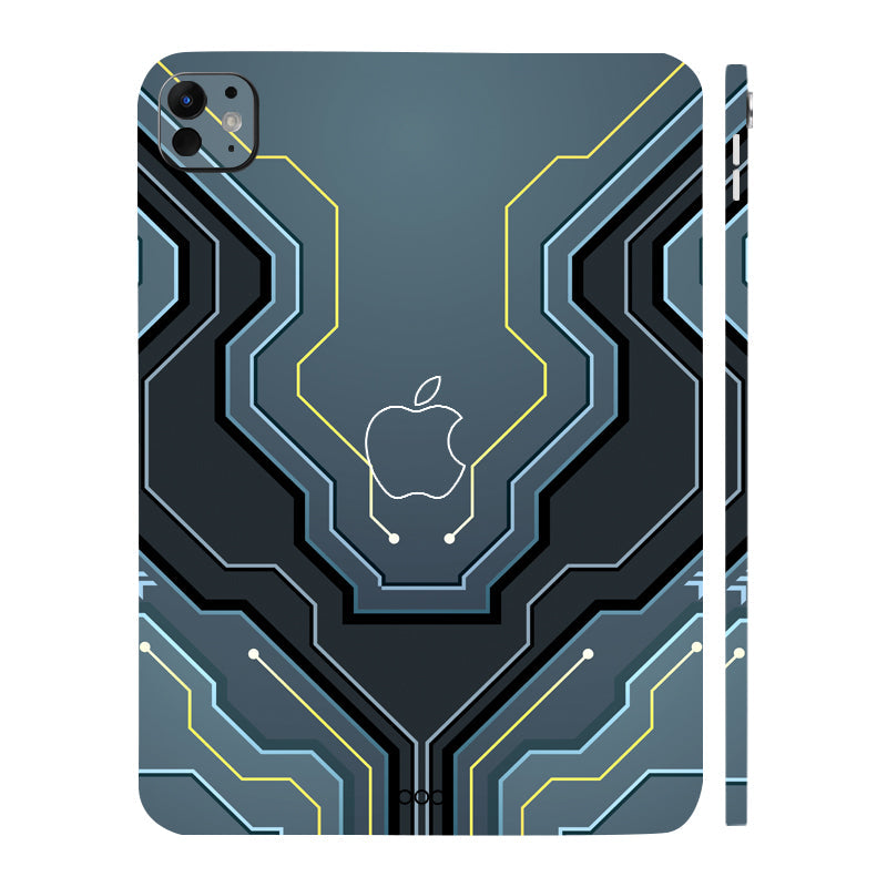 Apple iPad Pro 11 M5 2025 Futuristic Techno Tablet Skins