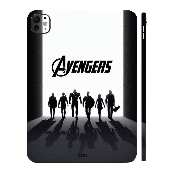 Apple iPad Pro 11 M5 2025 Avengers in Black Movies Tablet Skins