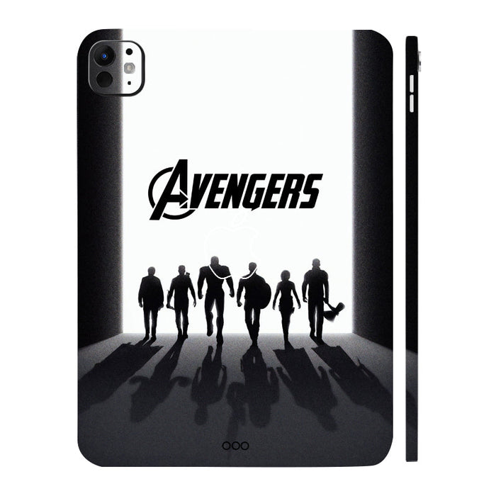 Apple iPad Pro 11 M5 2025 Avengers in Black Movies Tablet Skins