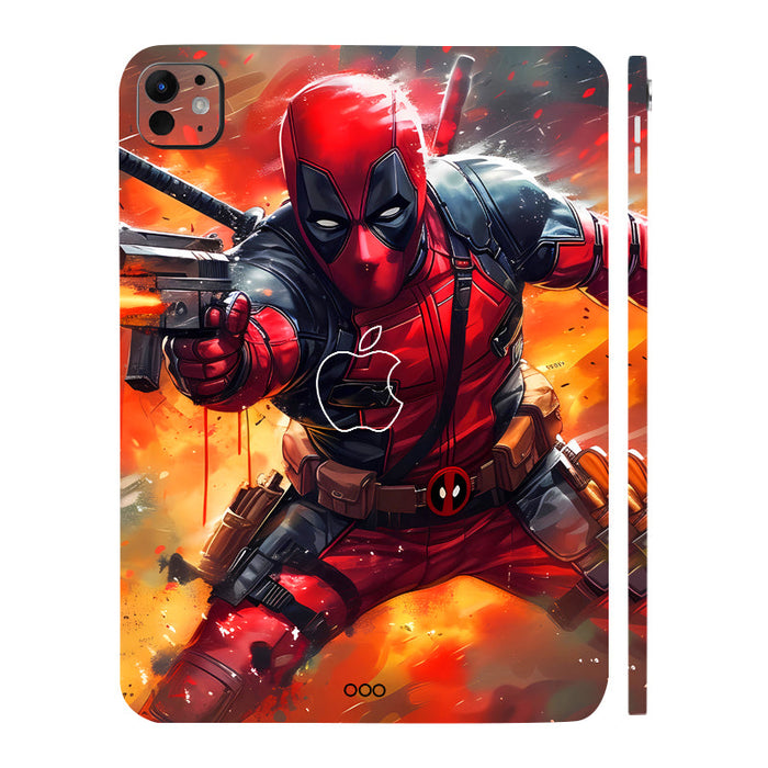 Apple iPad Pro 11 M5 2025 Deadpool in Action Movies Tablet Skins