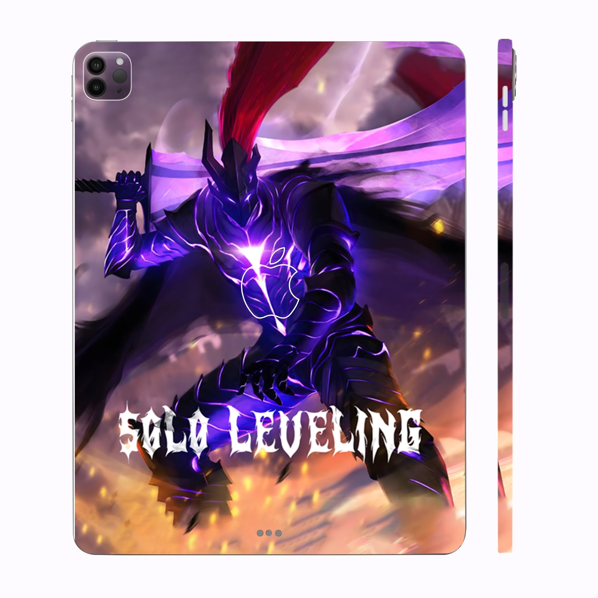 Apple iPad Pro 12.9 M1 2021 Solo Leveling Igris Anime Tablet Skins