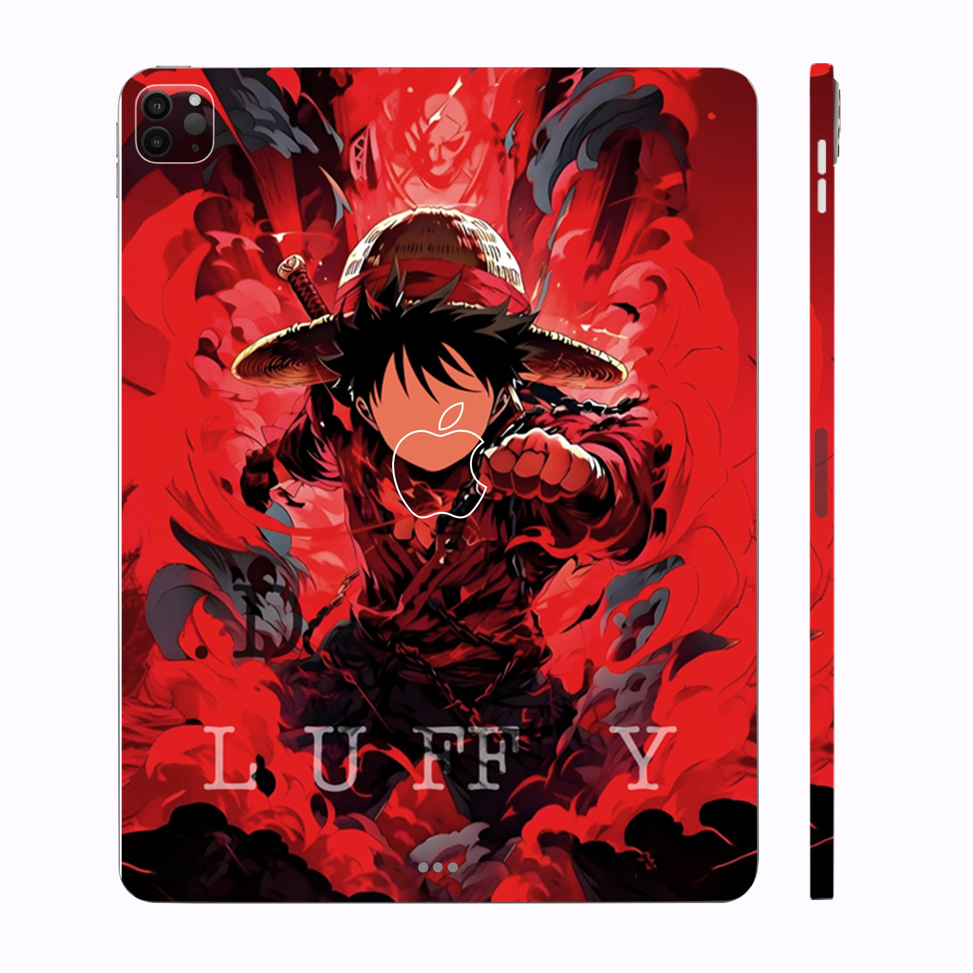 Apple iPad Pro 11 2020 Gear Fifth Luffy in Red Anime Tablet Skins
