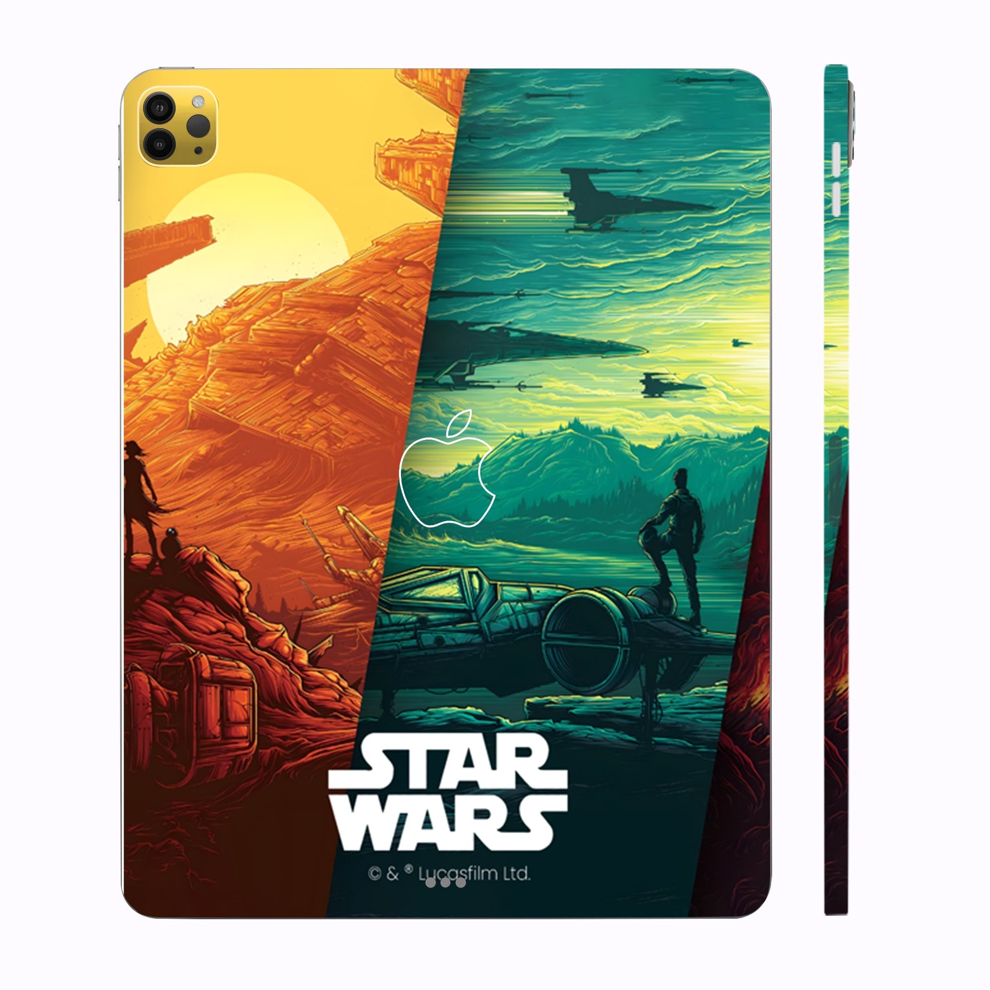 Apple iPad Pro 12.9 M1 2021 Star Wars Movies Tablet Skins