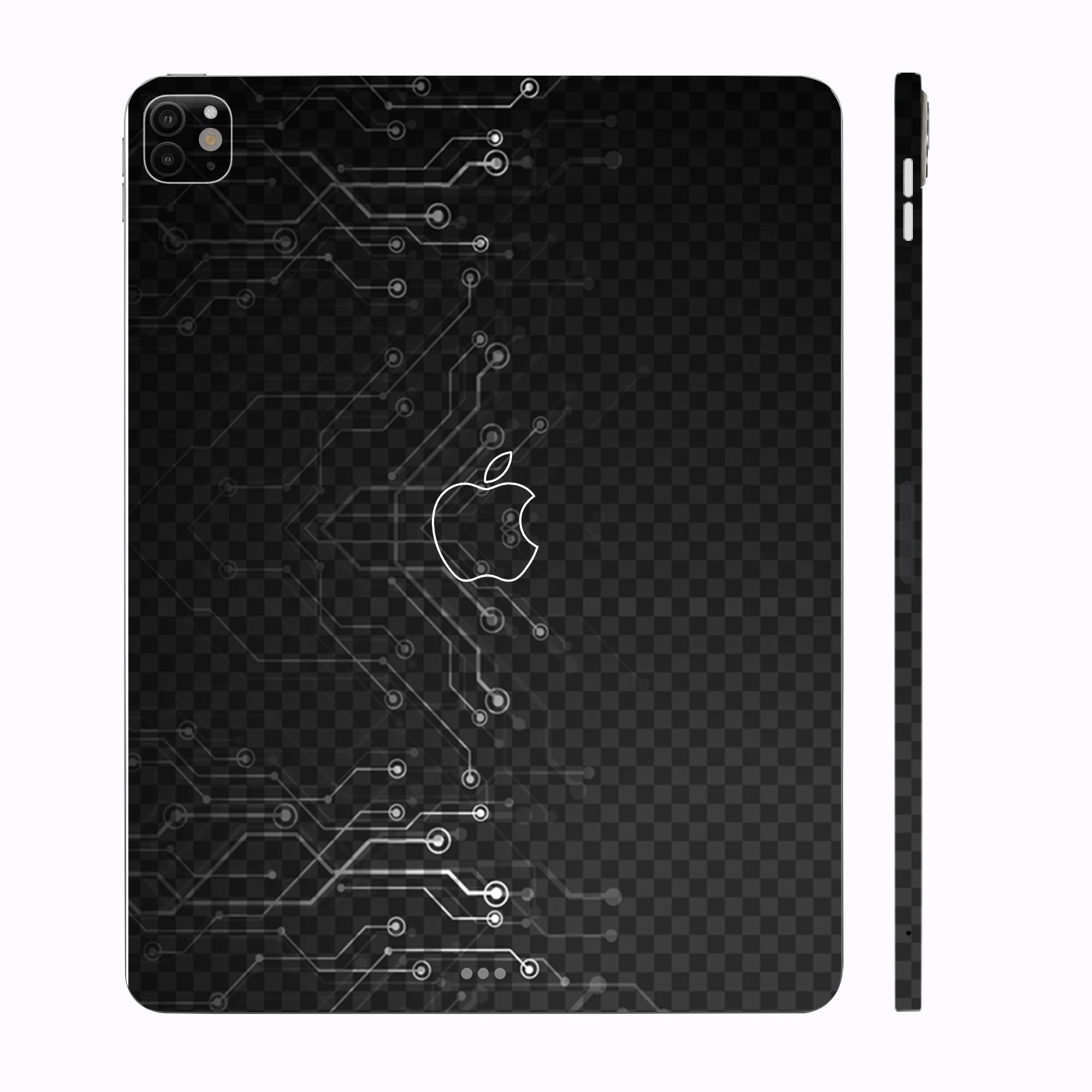 Apple iPad Pro 13 M4 2024 Black Digital Circuit Tablet Skins