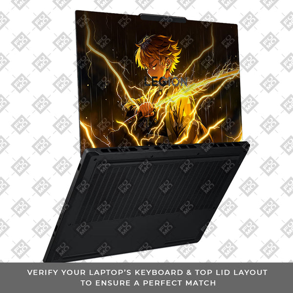 Thunder Soul Lightning Zenitsu Lenovo Legion 5 15AHP10 3D Laptop Skin