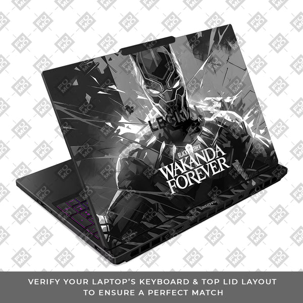 Black Panther Wakanda Forever Lenovo Legion 5 15IRX10 3D Laptop Skin