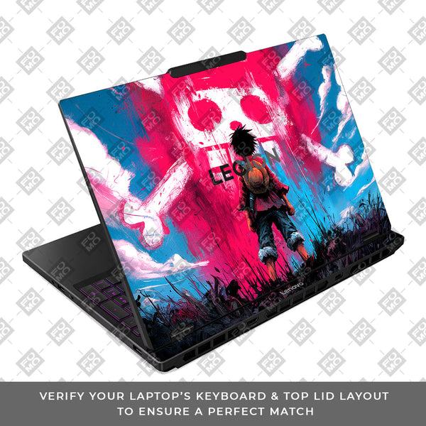 Straw Hat Graffiti One Piece Lenovo Legion 5 15IRX10 Laptop Skin