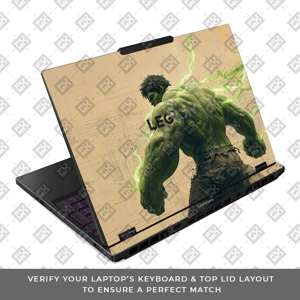 Hulk Unleashed Lenovo Legion 5 15IRX10 Laptop Skin