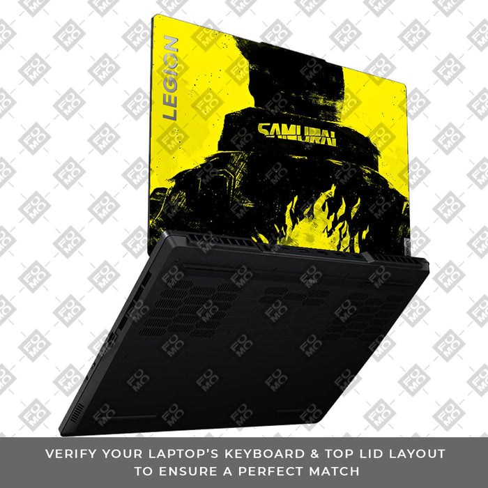 Backlit SAMURAI Jacket Lenovo Legion 5 15ARP8 Laptop Skin