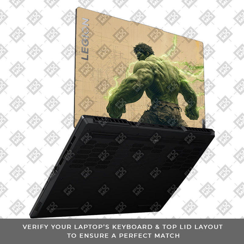 Hulk Unleashed Lenovo Legion 5 15ARP8 Laptop Skin