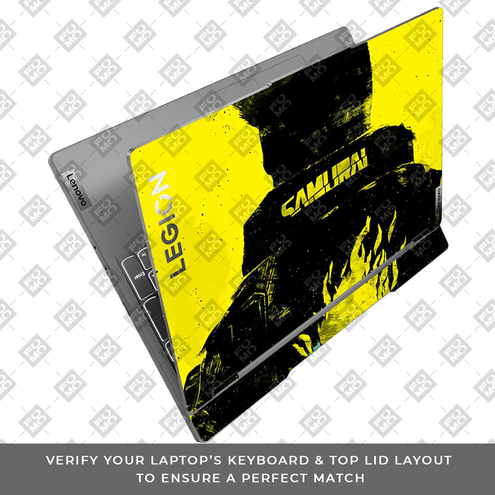 Backlit SAMURAI Jacket Lenovo Legion 5 15IRX9 Laptop Skin