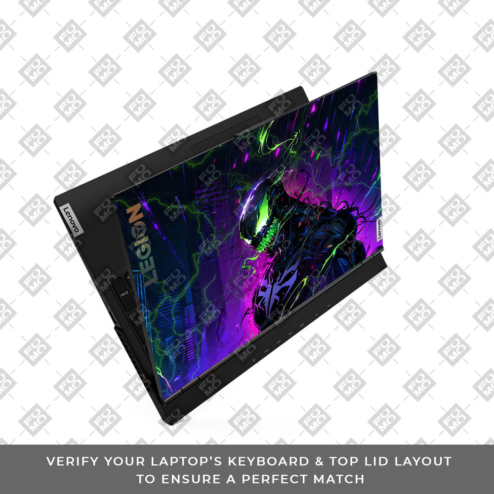 Venom Chaos Surge Lenovo Legion 5 15ARH05 3D Laptop Skin