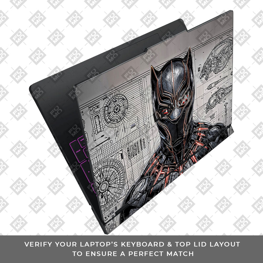 Black Panther Vibranium Tech Lenovo Legion Pro 5 16IAX10 3D Laptop Ski
