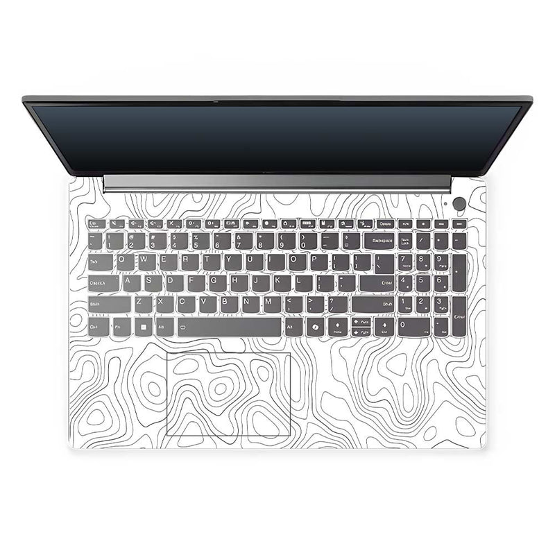 White Contour Design Lenovo LOQ Essential 15IAX9E Laptop Skin