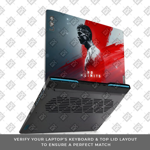 No Limits Ronaldo Spirit Lenovo LOQ 2023 15IRH8, 15APH8 Laptop Skin