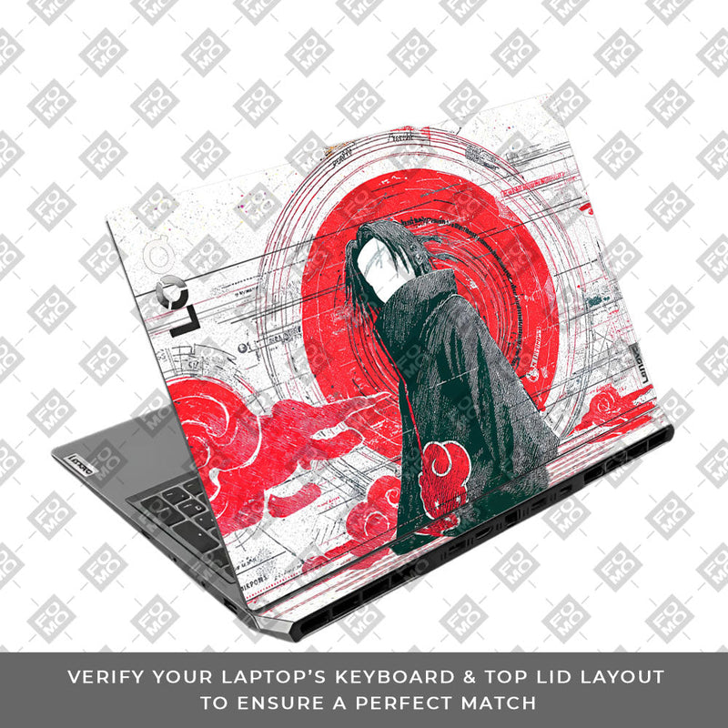 Itachi Uchiha Mark of the Akatsuki Lenovo LOQ 2024, 2025 Laptop Skin