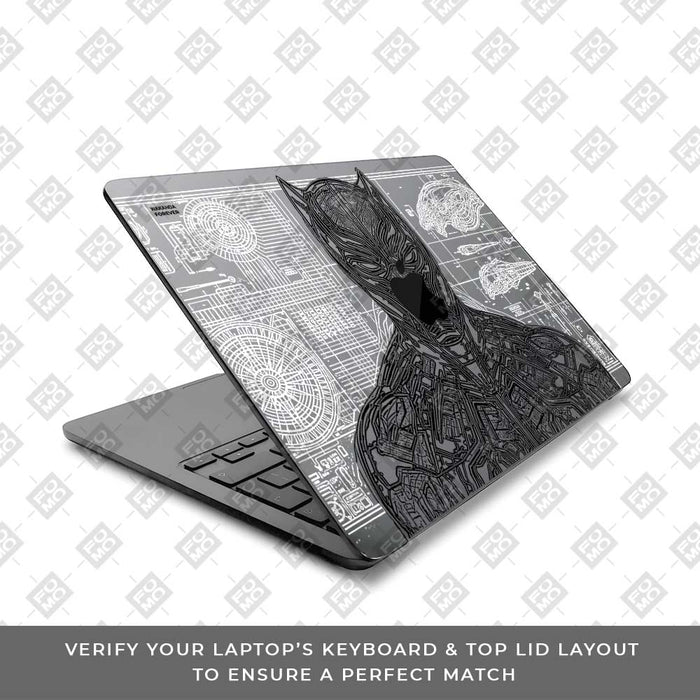 Transparent Black Panther Techshell MacBook Air 15 M5 2025 Laptop Skin