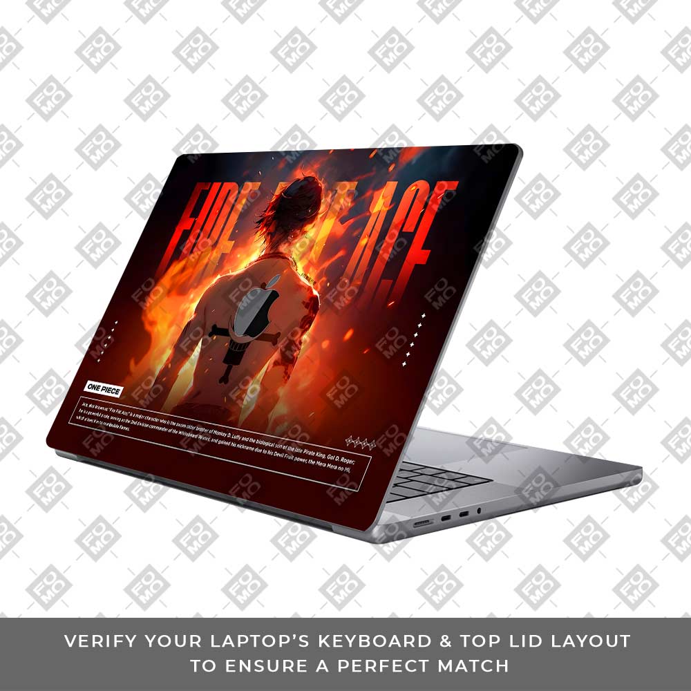 Fire Fist Ace MacBook Pro 13 Intel 2020 Laptop Skin