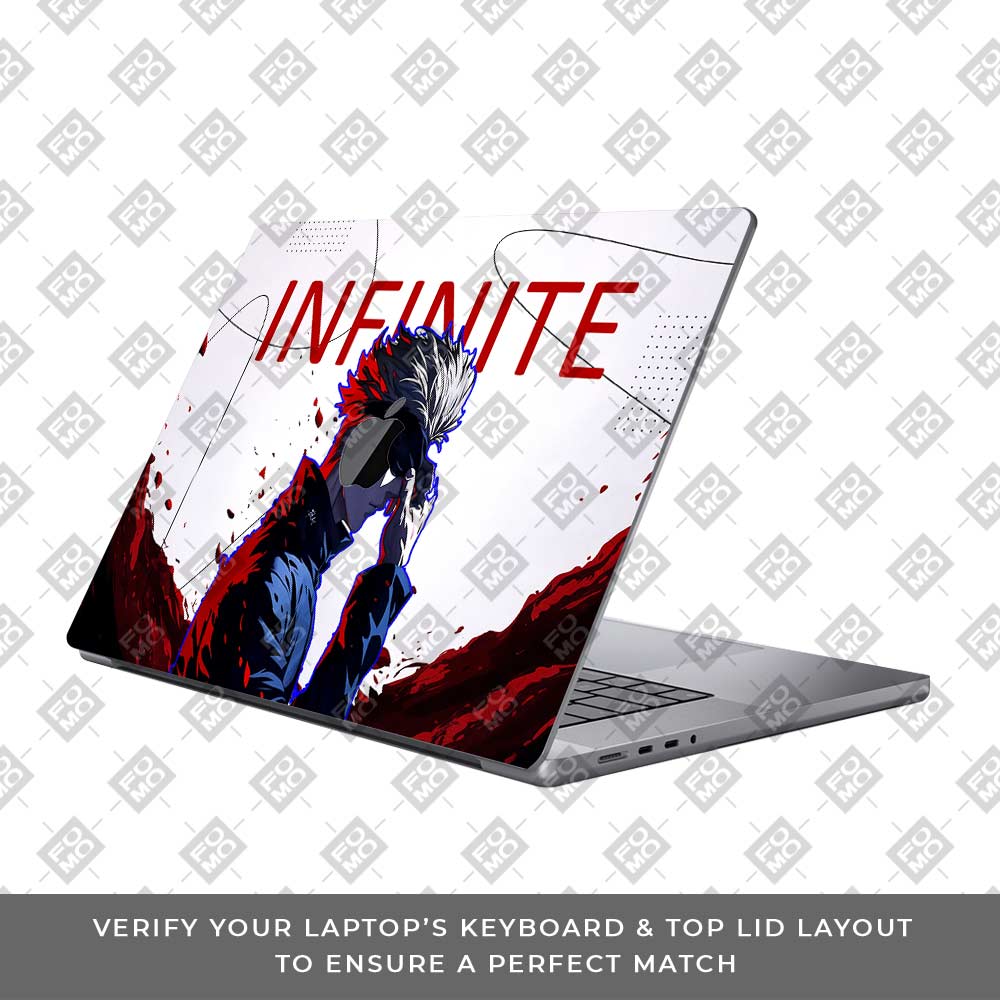 JJK Satoru Gojo MacBook Pro 13 M2 2022 Laptop Skin
