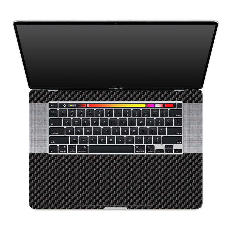 Textured Carbon Fibre MacBook Pro 16 2019 Laptop Skin