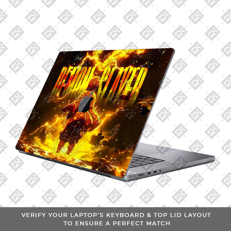 Zenitsu Lightning Strike MacBook Pro 16 2019 Laptop Skin