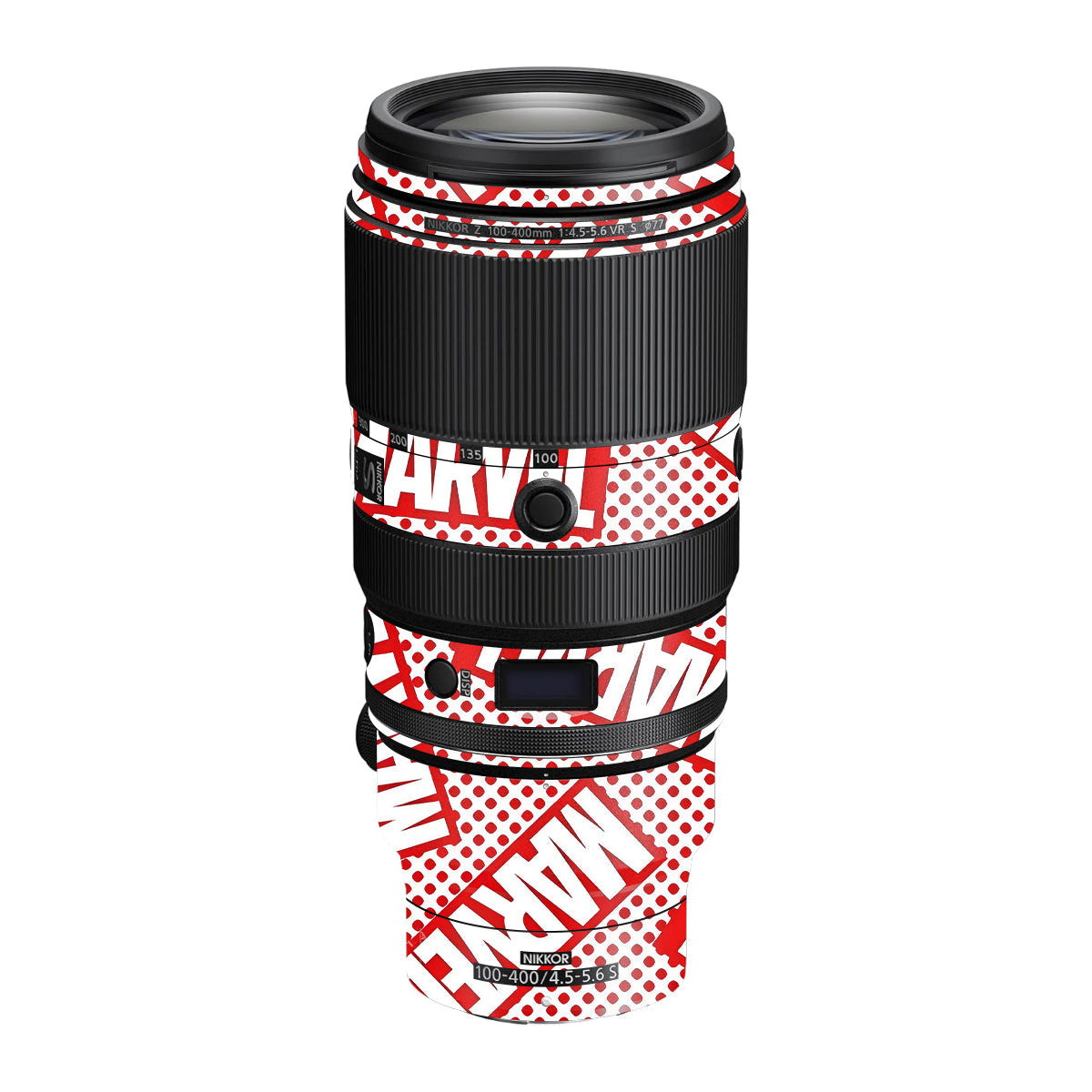 Marvel Comics Nikon Nikkor Z 100-400mm F/4.5-5.6 VR S Camera Lens Skin