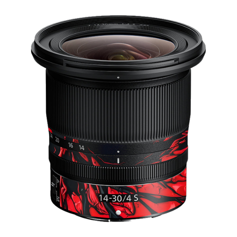 Venom Red Nikon Nikkor Z 14-30mm F/4 S Camera Lens Skin