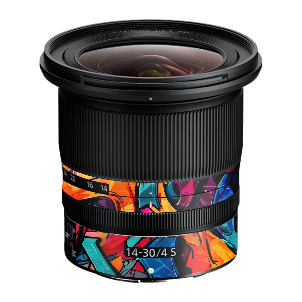 Urban Graffiti Explosion Nikon Nikkor Z 14-30mm F/4 S Camera Lens Skin