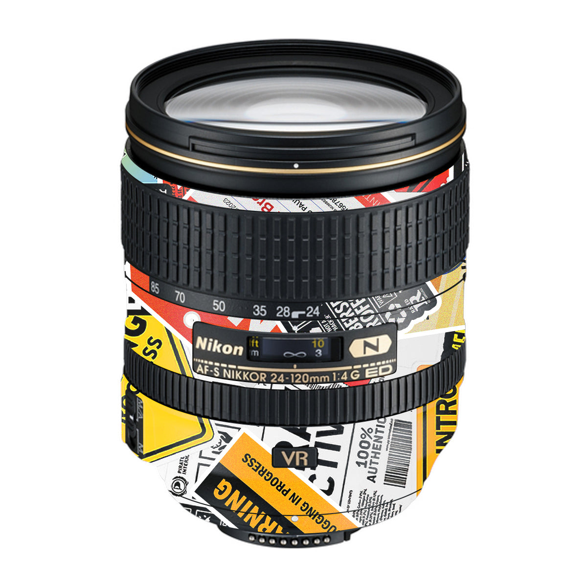 Tech Aesthetic Sticker Collage Nikon Nikkor AF-S 24-120mm F4 G ED VR C