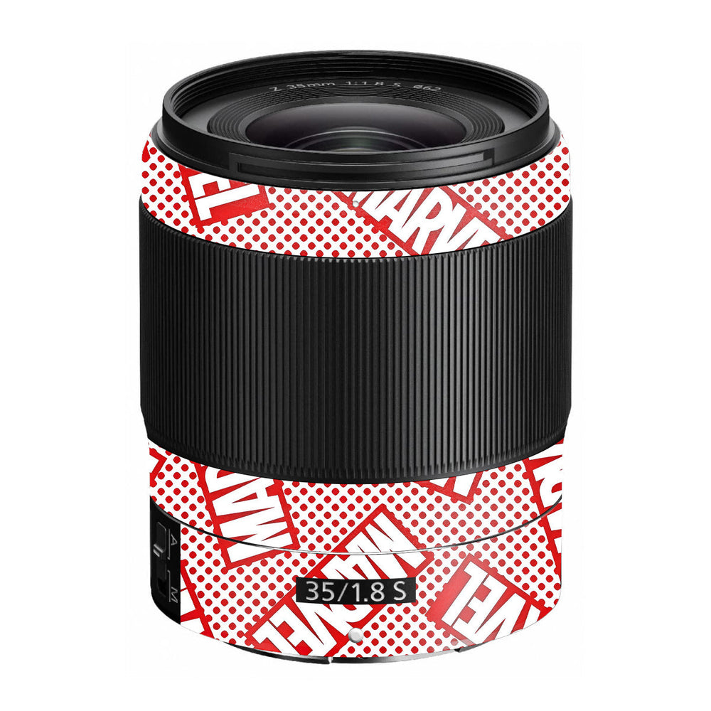 Marvel Comics Nikon Nikkor Z 35mm F/1.8 S Camera Lens Skin