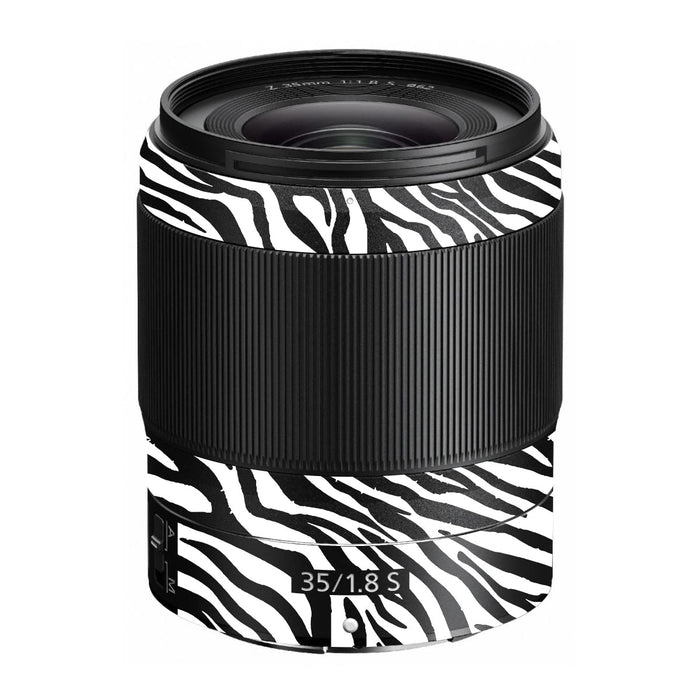 Classic Zebra Stripes Nikon Nikkor Z 35mm F/1.8 S Camera Lens Skin