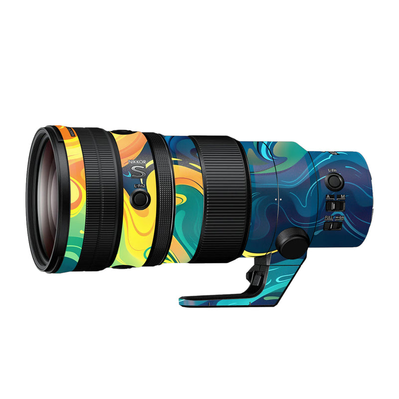 Rainbow Liquid Fusion Nikon Nikkor Z 400mm F/4.5 VR S Camera Lens Skin