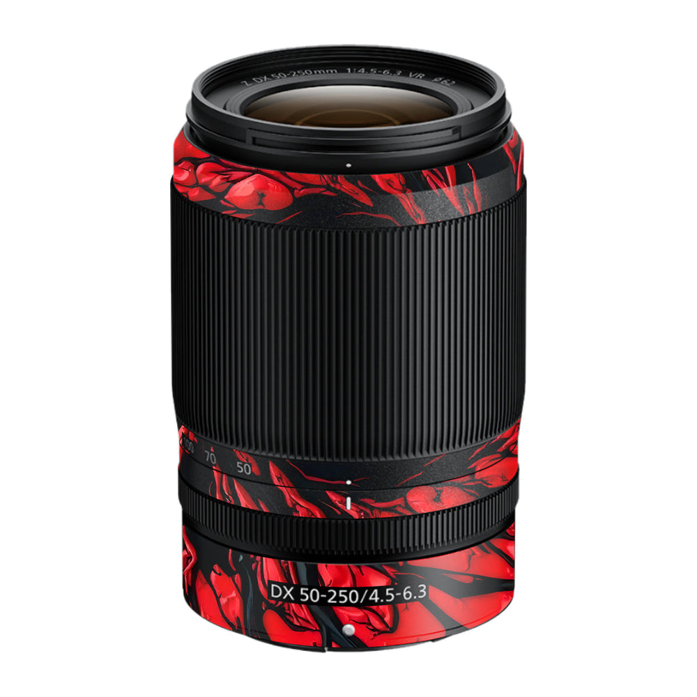 Venom Red Nikon Nikkor Z DX 50-250mm F/4.5-6.3 VR Camera Lens Skin