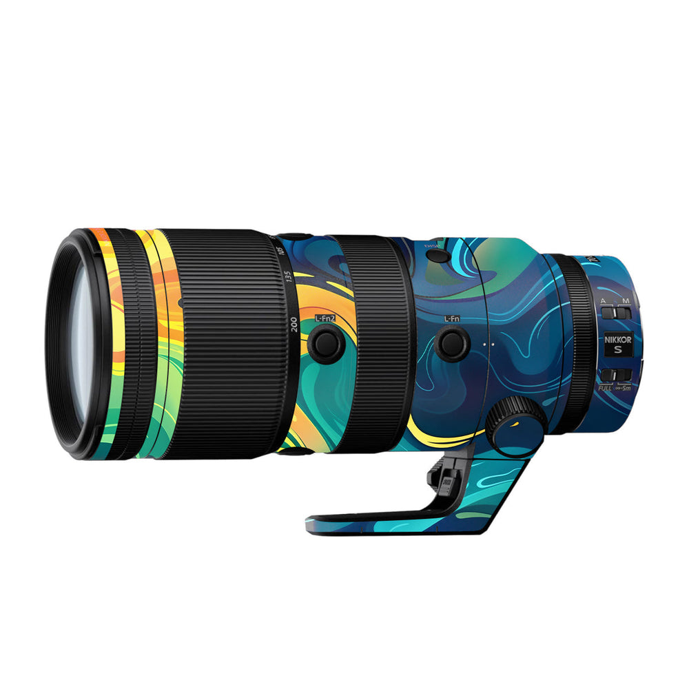 Rainbow Liquid Fusion Nikon Nikkor Z 70-200mm F/2.8 Camera Lens Skin