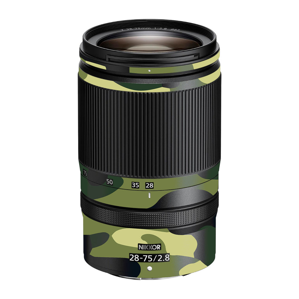 Forest Green Camo Nikon Nikkor Z 28-75mm F/2.8 Camera Lens Skin