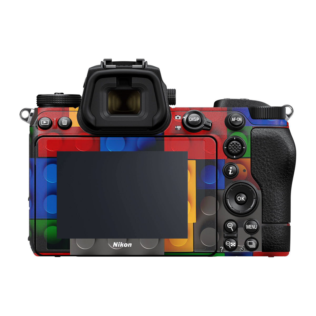 Colorful LEGO Brick Wall Pattern Nikon Z7 Camera Skin