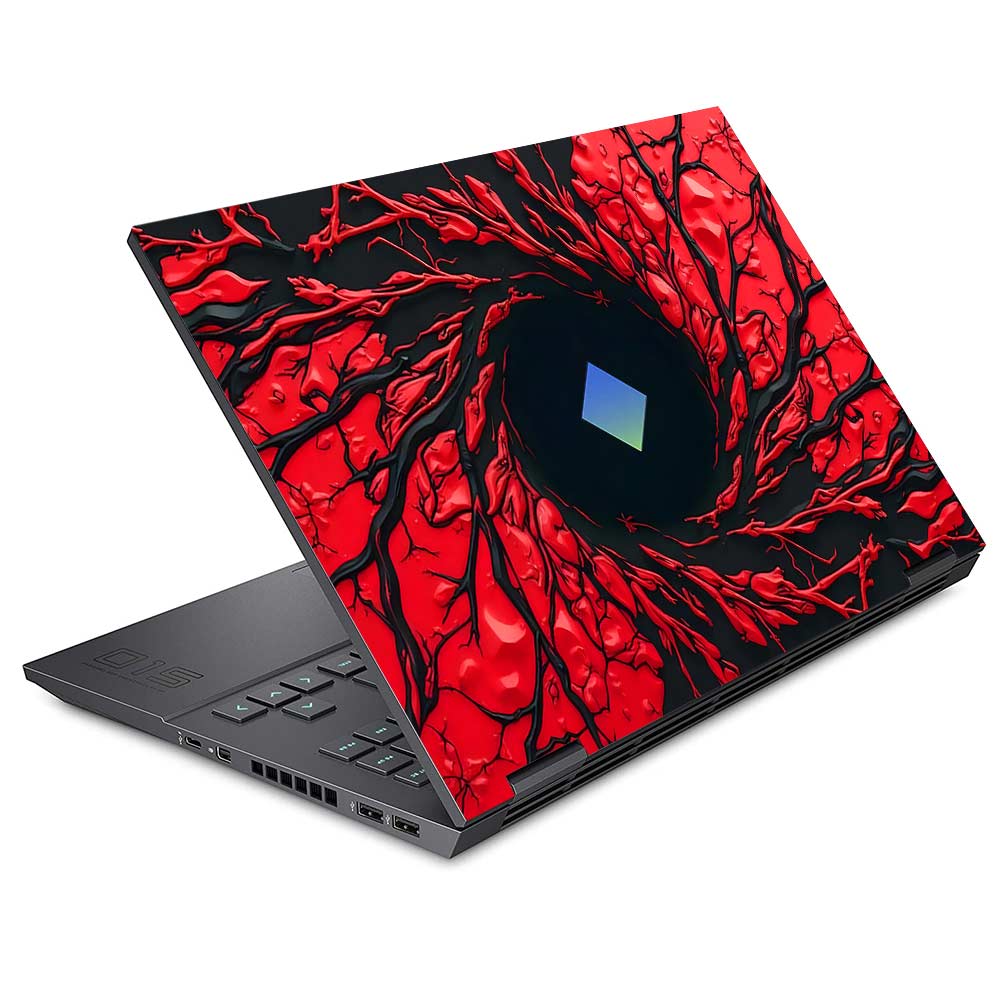 Spiderman Web Red HP Omen 15 Laptop Skin