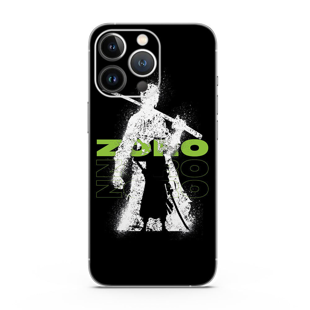 Zoro in Green Anime Mobile Skin