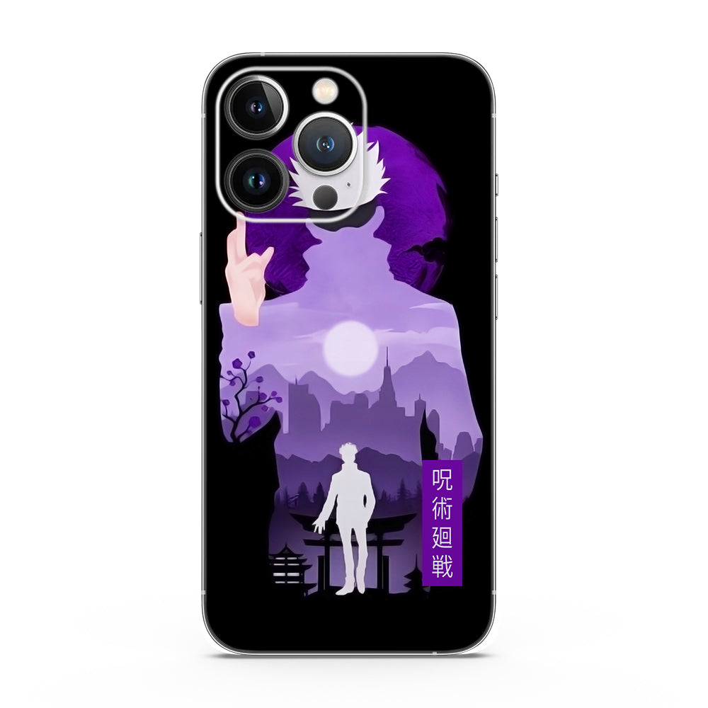 Jujutsu Kaisen Gojo Silhouette Mobile Skin