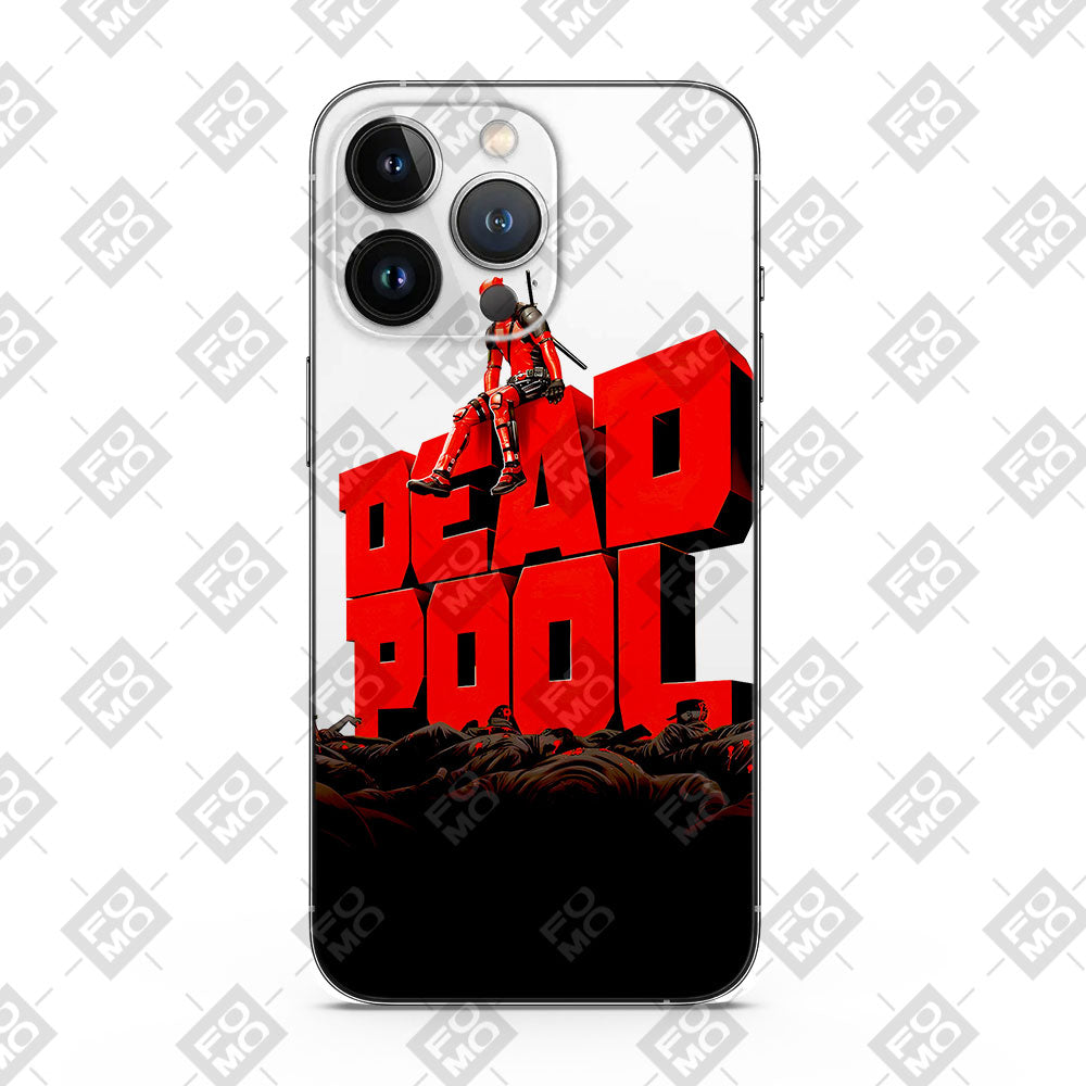 Deadpool on Top of Mayhem Comics Mobile Skins