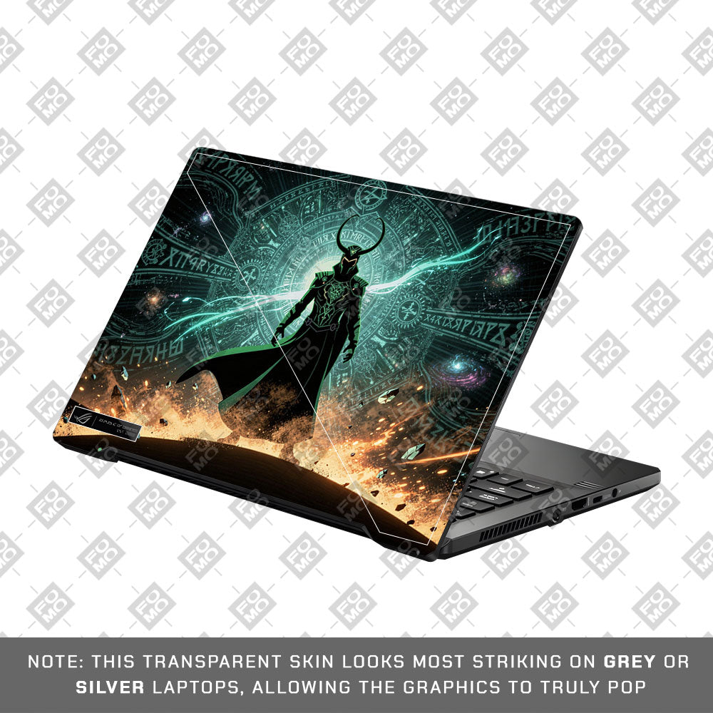 Loki God of Mischief Neon Asus ROG Zephyrus G14 GA401 Laptop Skin
