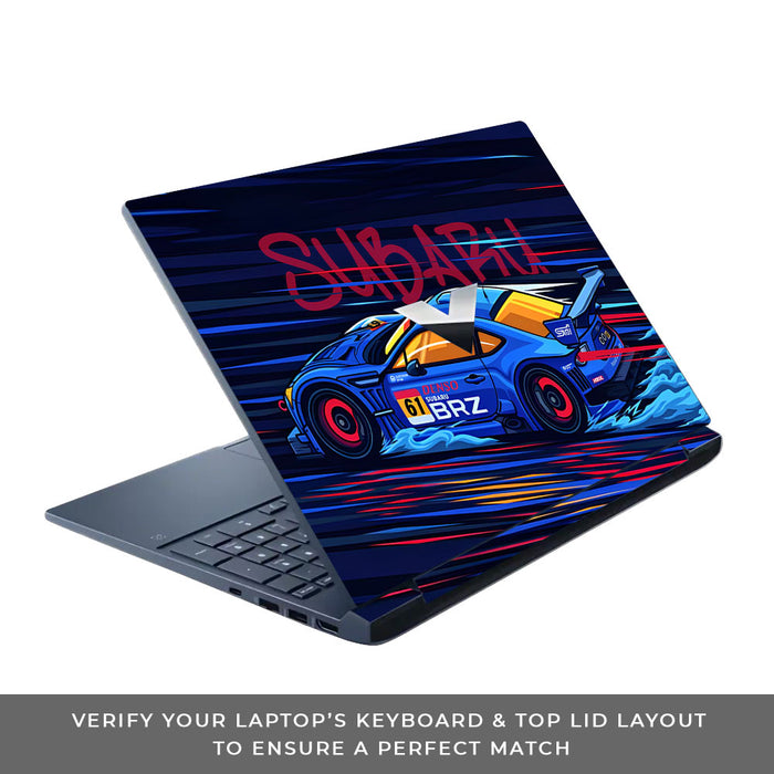 Subaru BRZ HP Victus Laptop Skin