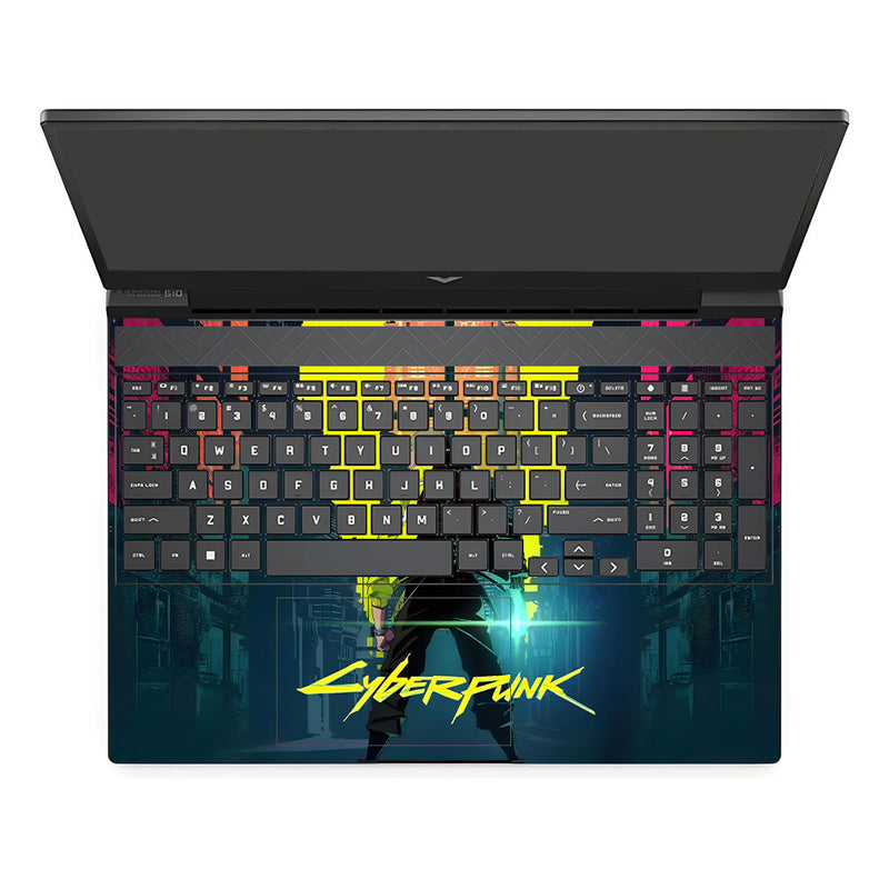 Cyberpunk Uprising HP Victus Laptop Skin