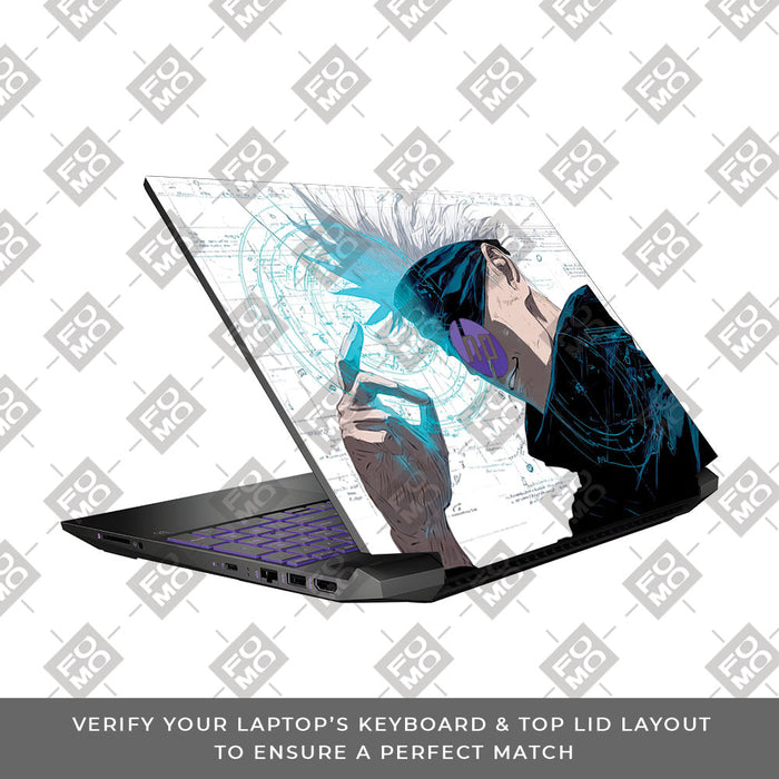 Gojo Satoru Power HP Pavilion Gaming 15 EC Series Laptop Skin