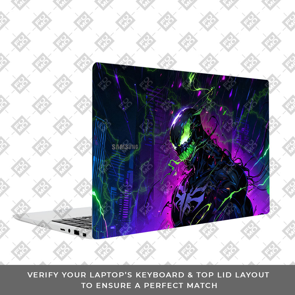 Venom Chaos Surge Samsung Galaxy Book 4 15.6 3D Laptop Skin